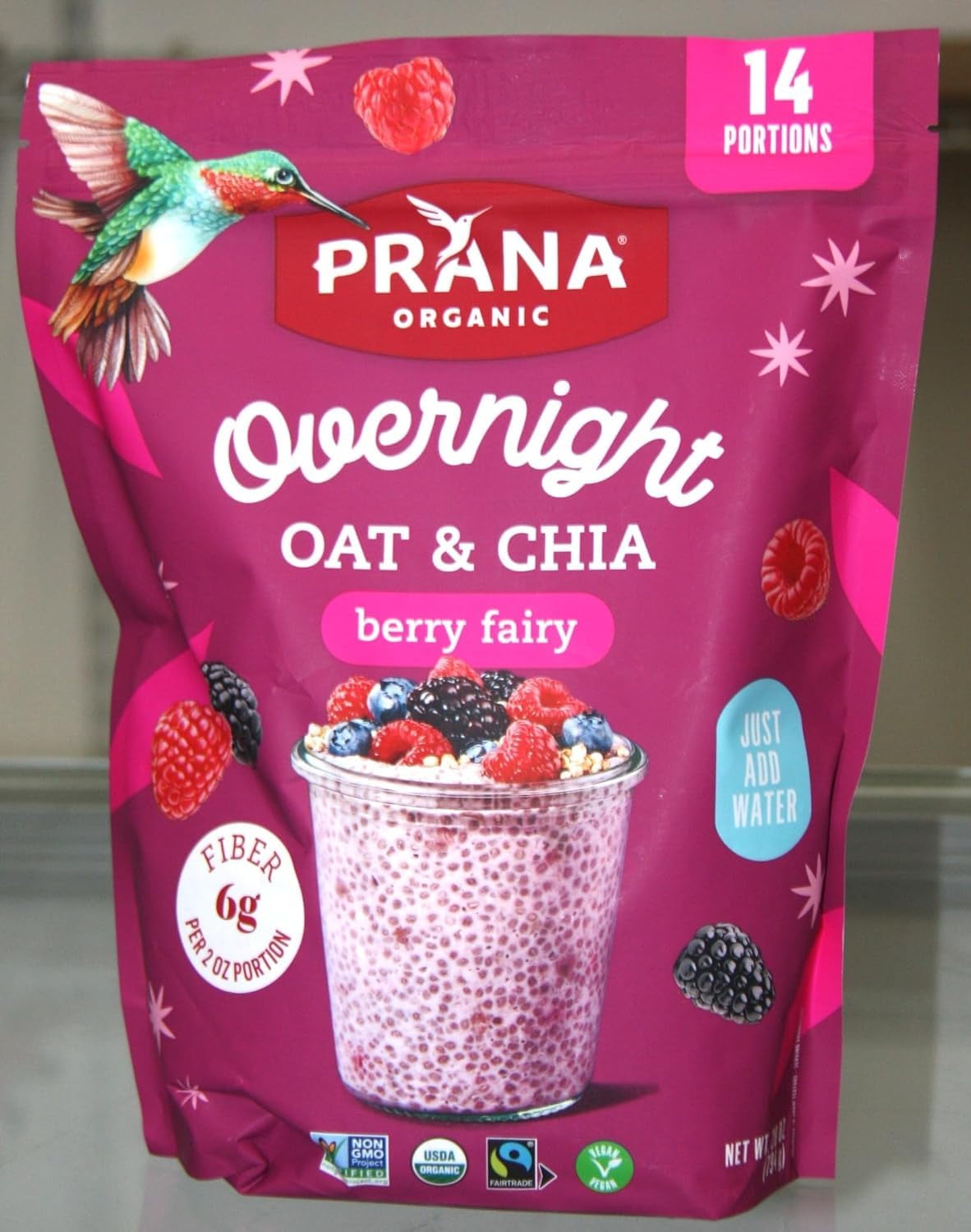 ORGANIC OVERNIGHT OAT AND CHIA BERRY FAIRY (Pack Of 2) - Walmart.com