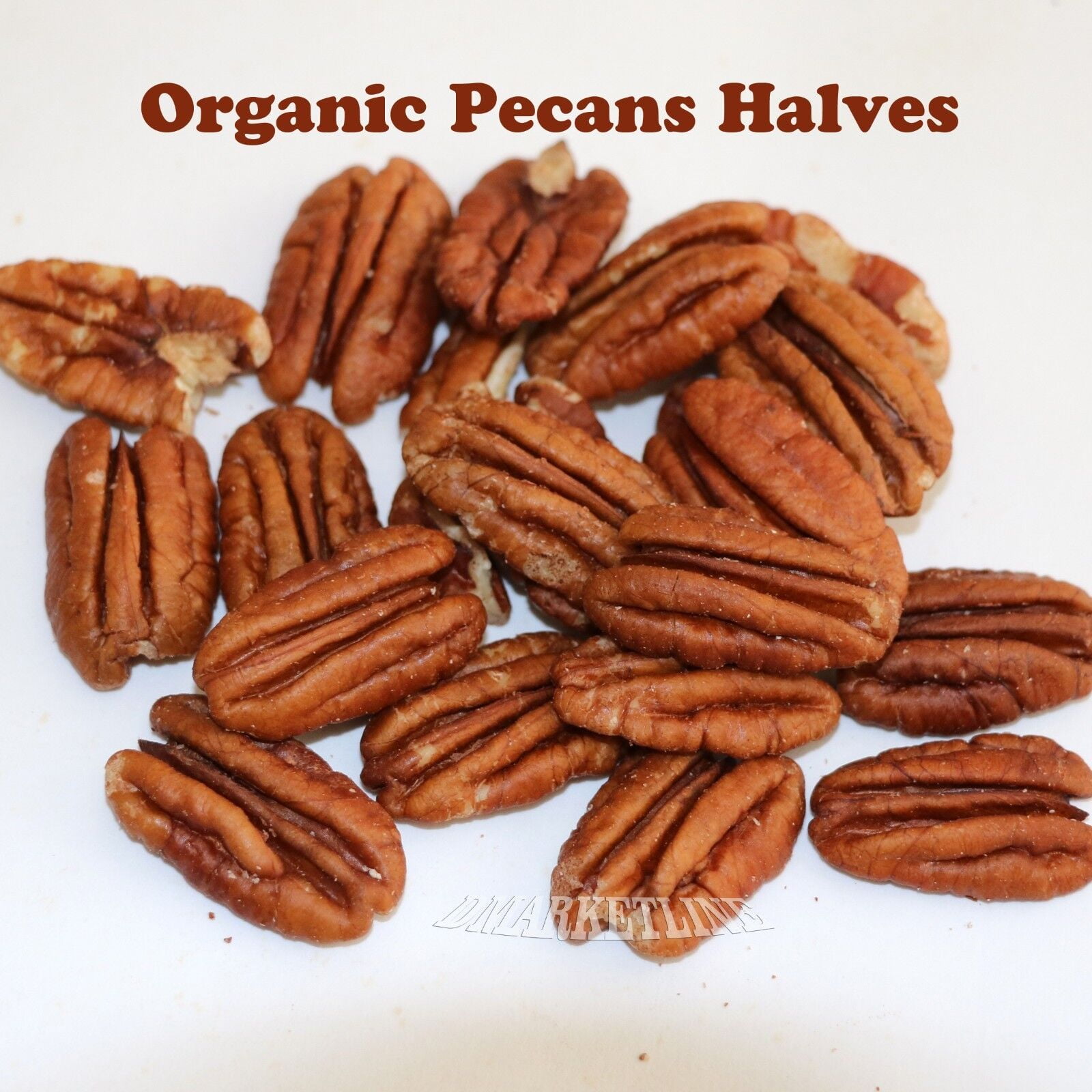 ORGANIC PECANS HALVES Raw no shell Bulk DELICIOUS - Full of Natural ...