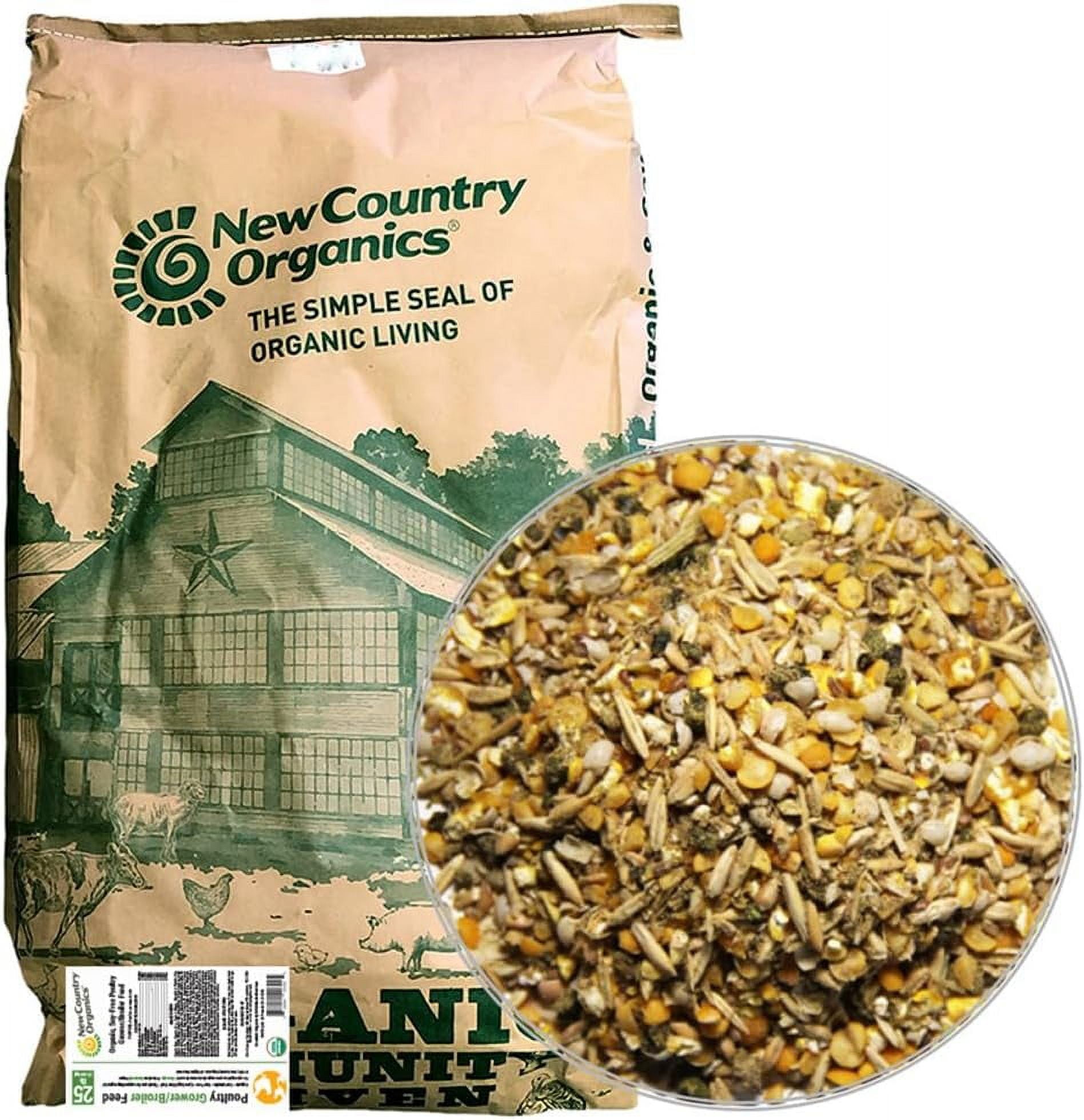 New Country Organics - Chicken Grower Feed - for Growing Broilers ...