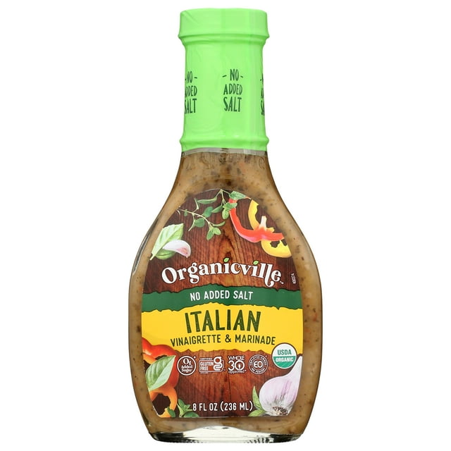 ORGANICVILLE Organic Salt Free Italian Dressing, 8 FZ - Walmart.com
