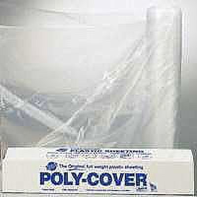 ORGILL POLY 4X10-C Poly Film, 100 ft L, 10 ft W, 4 mil Thick, Clear ...