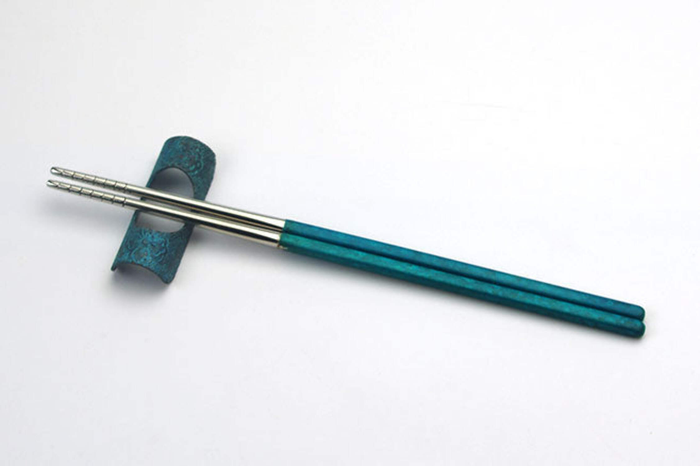 ORI-EN Stainless Steel Chopsticks, Chopstic rest with Traditional ...