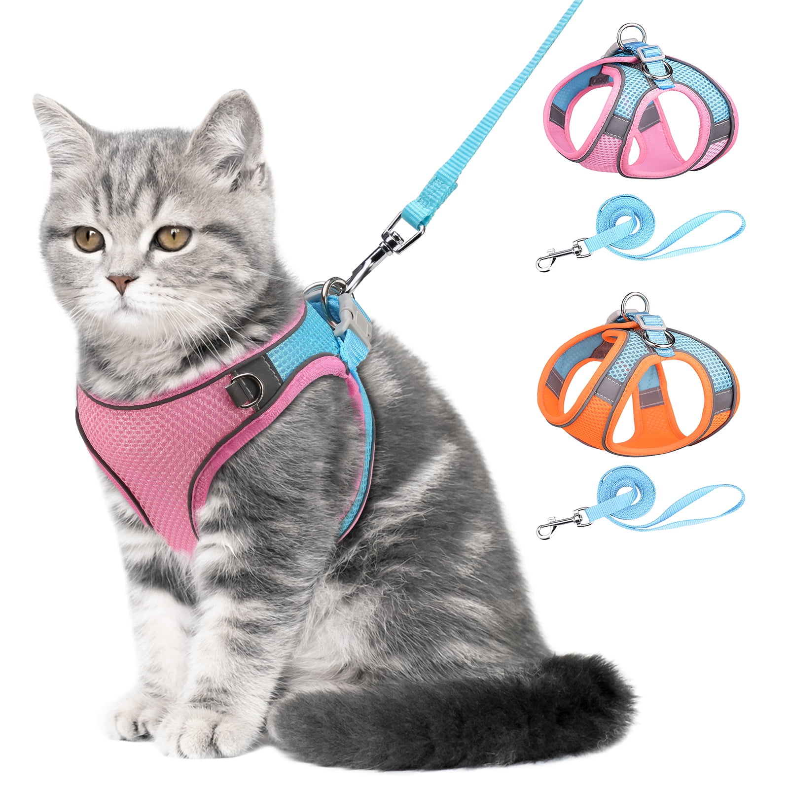 ORIA Cat Harness and Leash for Walking, Escape Proof Adjustable Cat ...