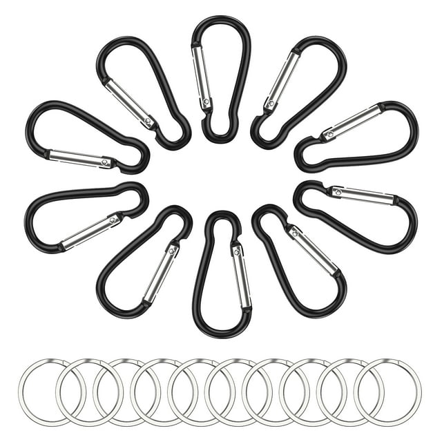 ORIA Key Chain Clip, 10 Pack Key Ring Clips for Keychains - Walmart.com