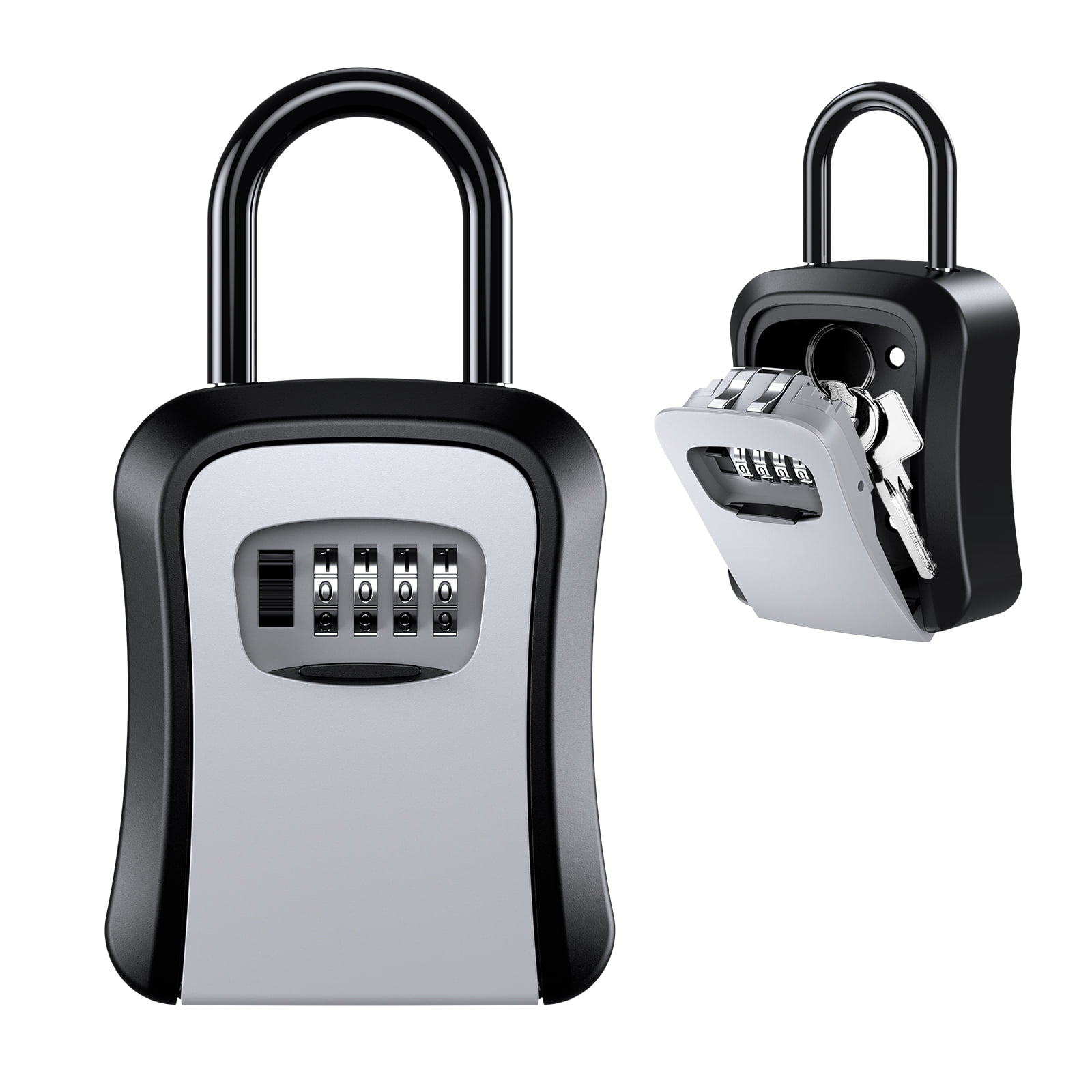 ORIA Key Lock Wall Safe, 4.72 in * 3.94 in * 1.97 in Aluminum Alloy ...