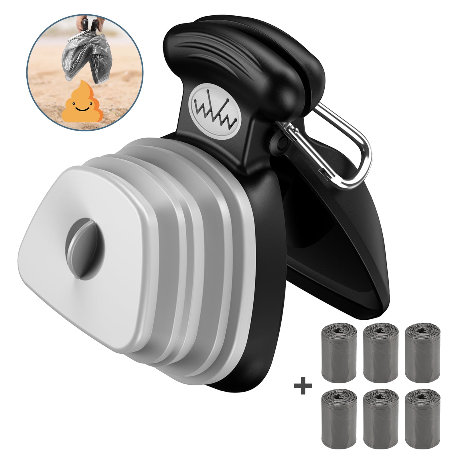 ORIA Pooper Scooper, Portable Dog Poop Scooper, Sanitary Dog Waste Pick ...