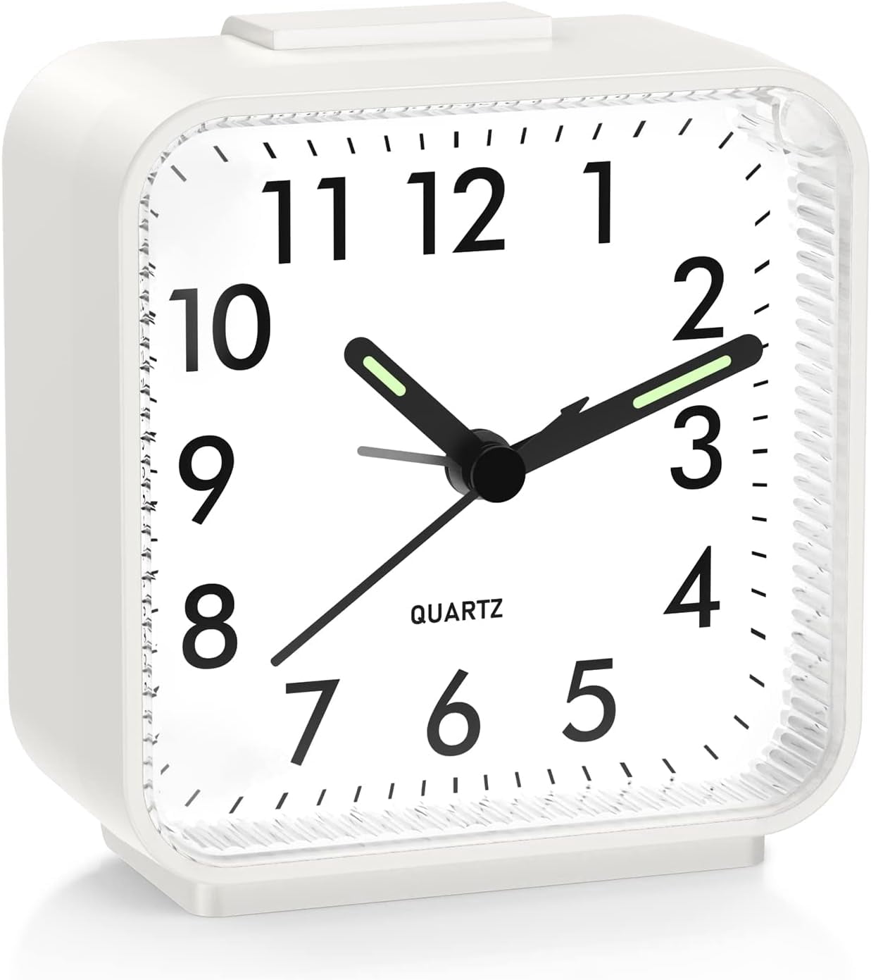 ORIA Silent Alarm Clock, No Ticking Battery Operated Bedside Clocks ...