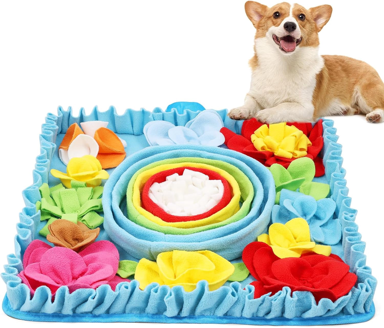 ORIA Snuffle Mat for Dogs, 20x20'' Slow Feeder Mat for Mental ...