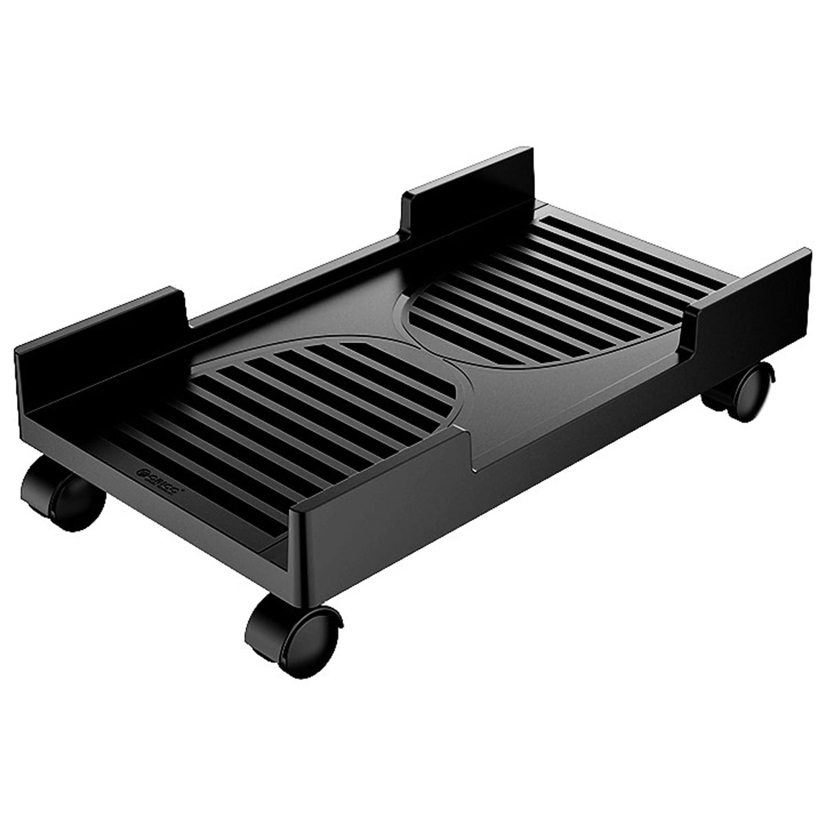 ORICO 1 PCS Mobile Cpu Stand with Wheels ABS Black Computer Tower Stand ...