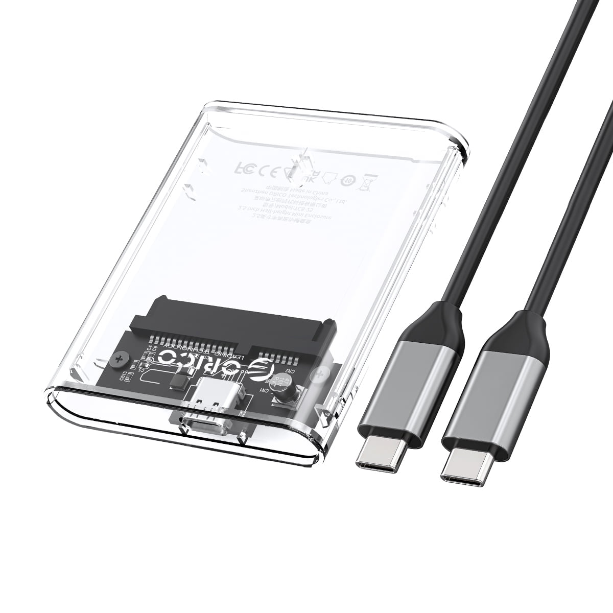 ORICO 2.5inch Half Size SSD Case Type-C Hard Drive Enclosure 5Gbps ...