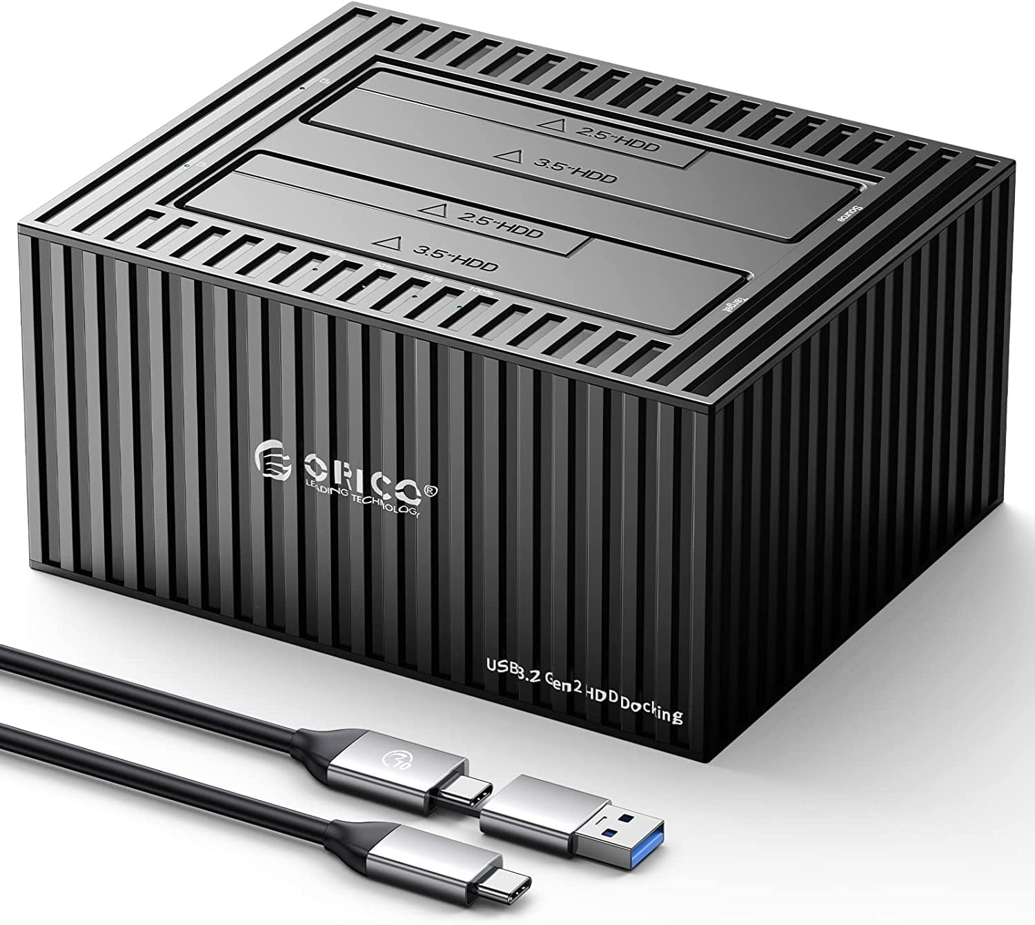 ORICO 2 Bay 2.5/3.5 Inch SATA External Hard Drive Docking Station ,with ...