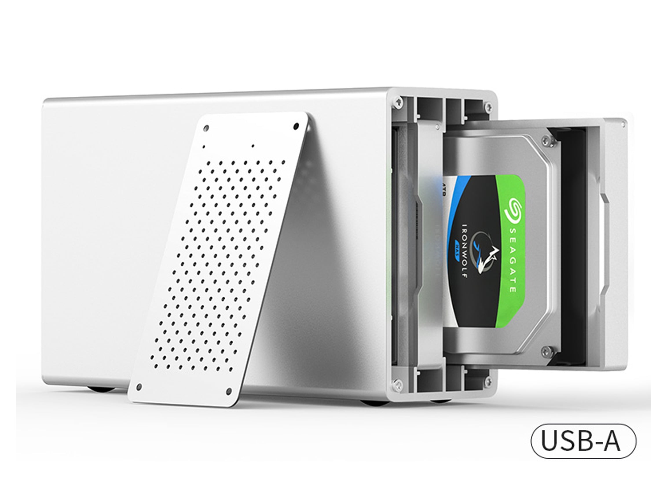 ORICO 2 Bay External Hard Drive Enclosure with RAID Aluminum USB3.0 HDD ...