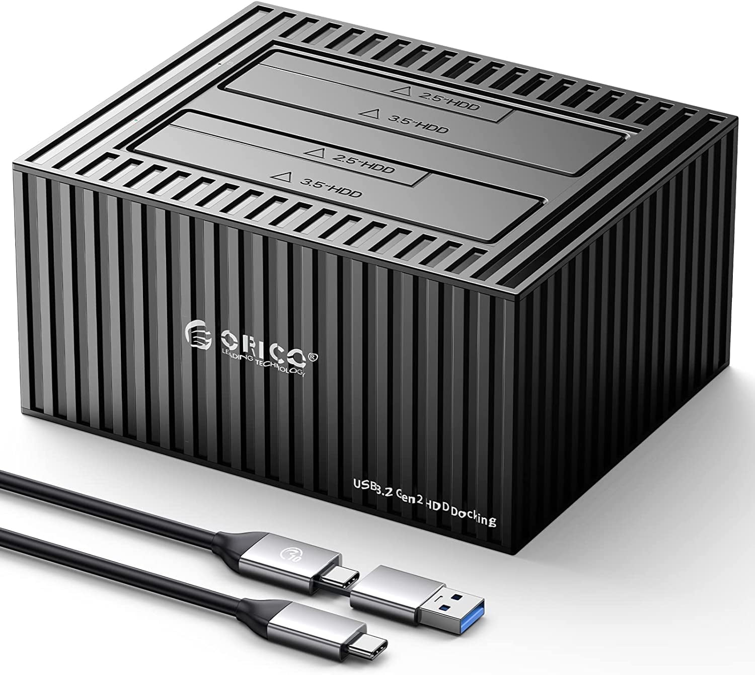ORICO 2 Bay External SATA Hard Drive Docking Station for 2.5/3.5 Inch ...