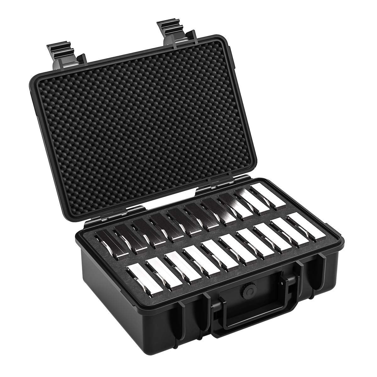 ORICO 20 Bay 3.5 Inch Hard Drive Storage Case with Handle HDD/SSD ...