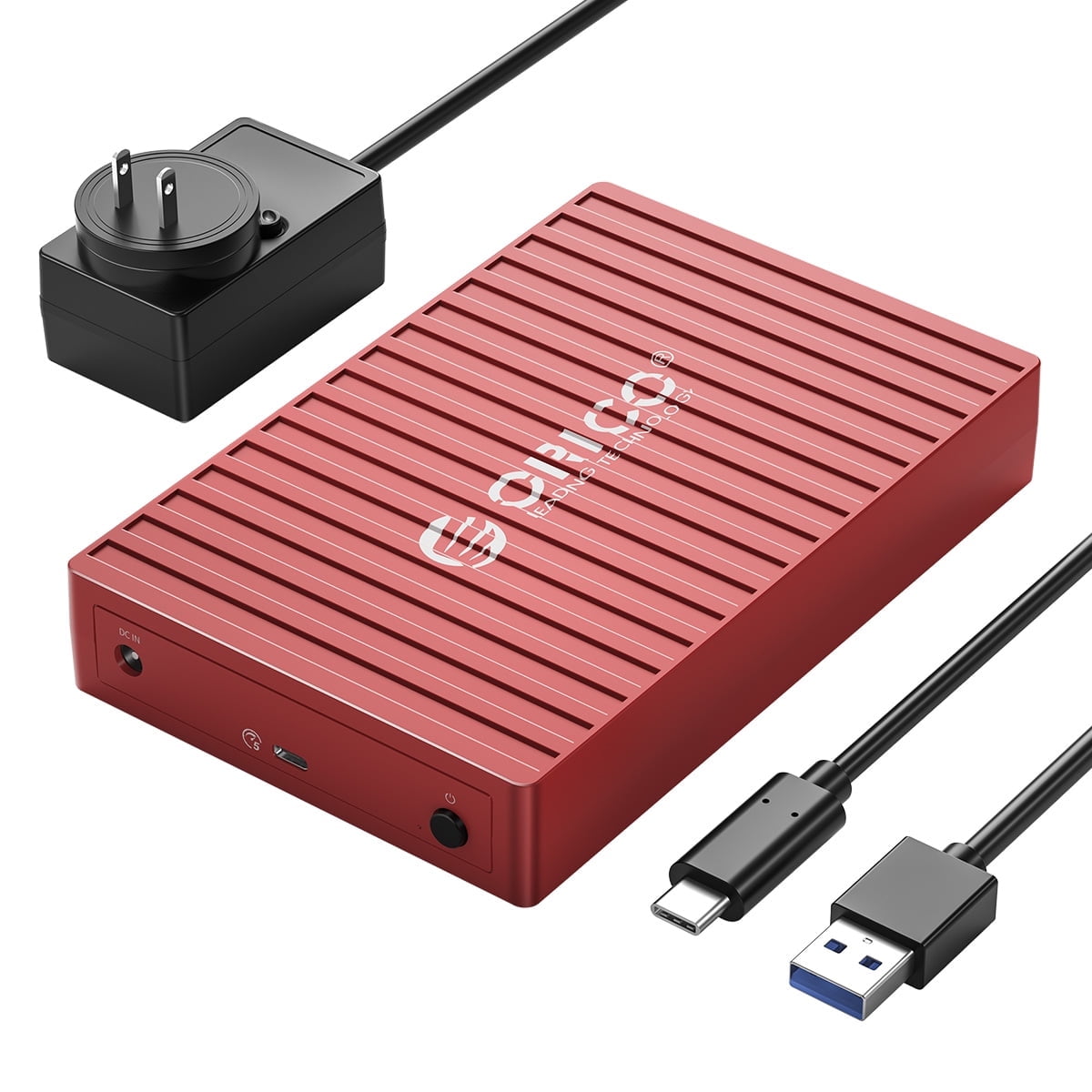 ORICO 3.5''Hard Drive Enclosure USB C 3.1 to SATA 5Gbps for 3.5 SSD HDD ...