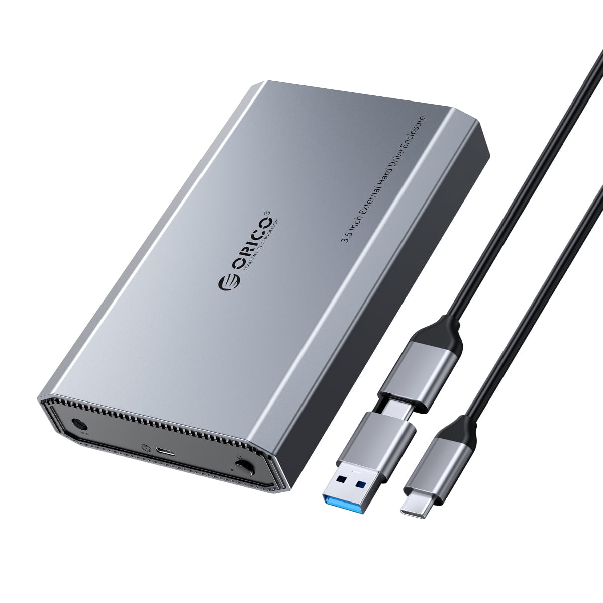 ORICO 3.5" Hard Drive Enclosure USB C to SATA Hard Drive Adapter Hard ...