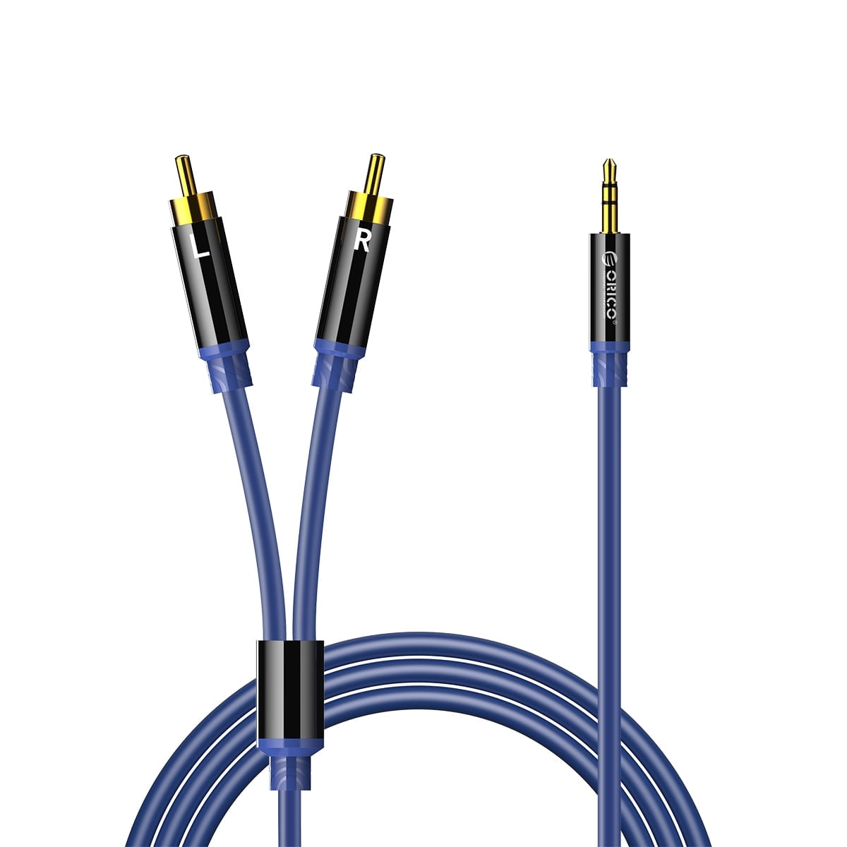 ORICO 3.5mm To 2 RCA Cable Male To Male Connectors Audio Stereo Cable ...