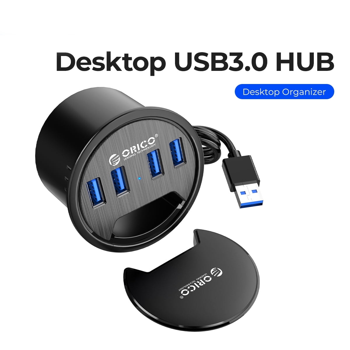 ORICO 4 Port USB 3.0 Hub, 5Gbps Data Transmission with 4.9ft Cord for ...