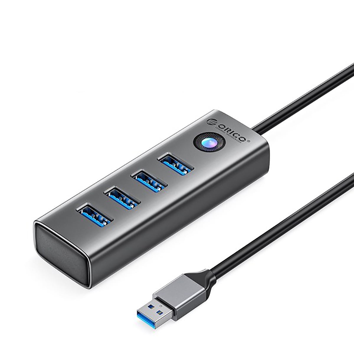 ORICO 4-Port USB 3.0 Hub, 5Gbps Ultra-Slim Data USB Hub with 3.3ft ...