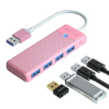 UGREEN 5 in 1 USB Hub, USB Splitter with 4 USB 3.0 and 1 Power Ports, 0 ...