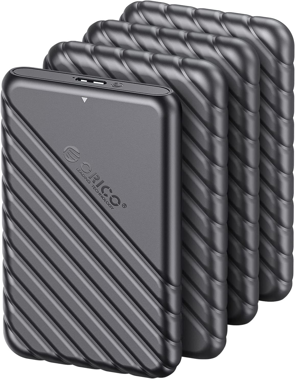 ORICO 4Pack 2.5" Hard Drive Enclosure for 7-9.5mm USB 3.0 to SATA HDD ...