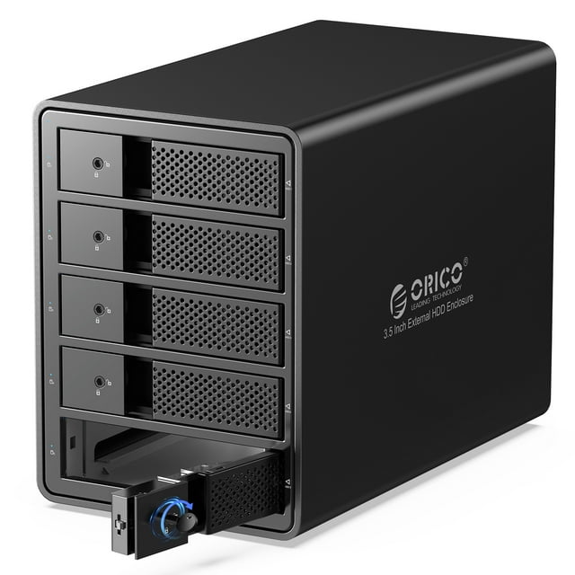 ORICO 5 Bay 3.5 inch HDD, RAID External Hard Drive Enclosure, USB 3.0 ...