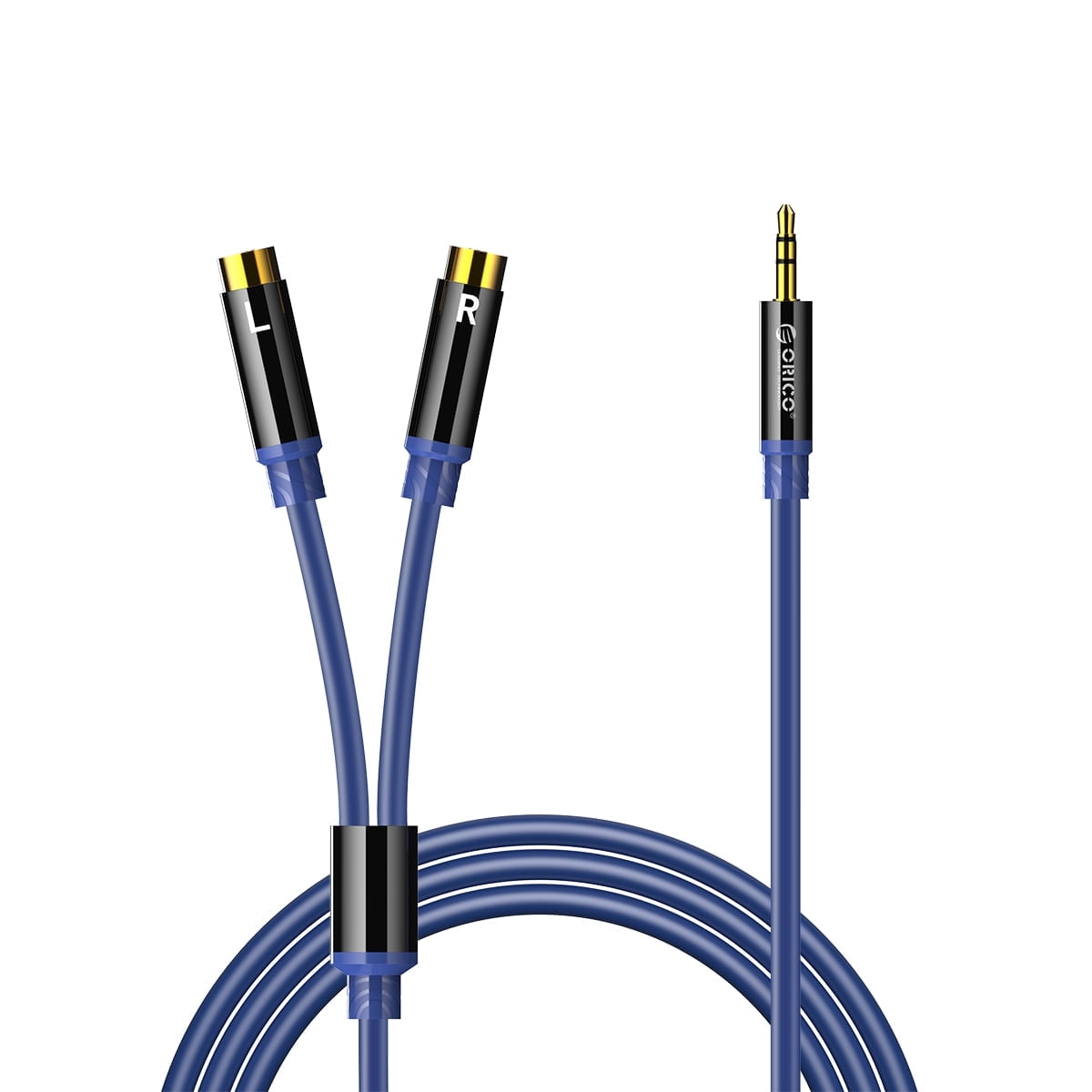 ORICO Audio Stereo Cable 3.5mm To 2 RCA Cable Male To Female Connectors ...