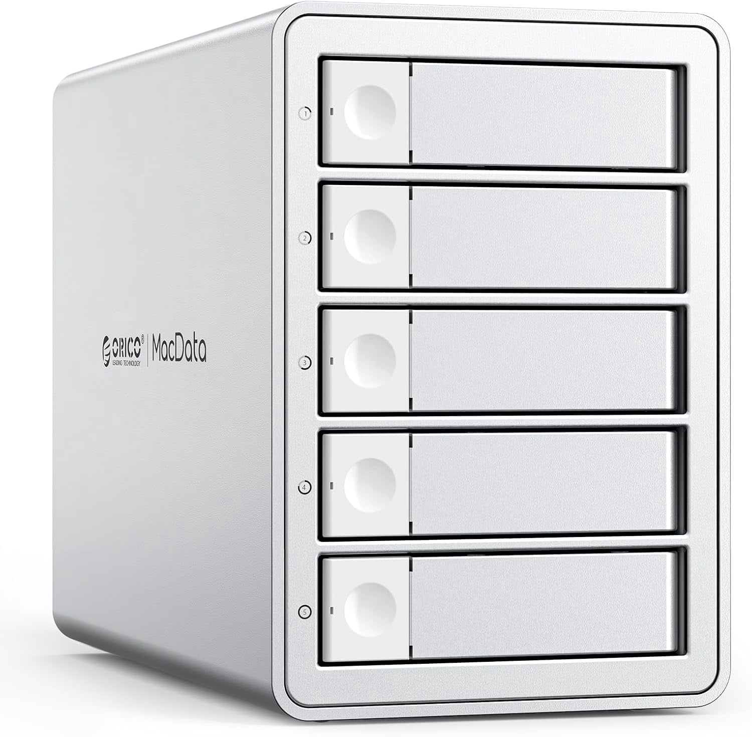 ORICO Daisy-Chain 5 Bay Hard Drive Enclosure USB 3.1 Gen 2 Aluminum Das ...