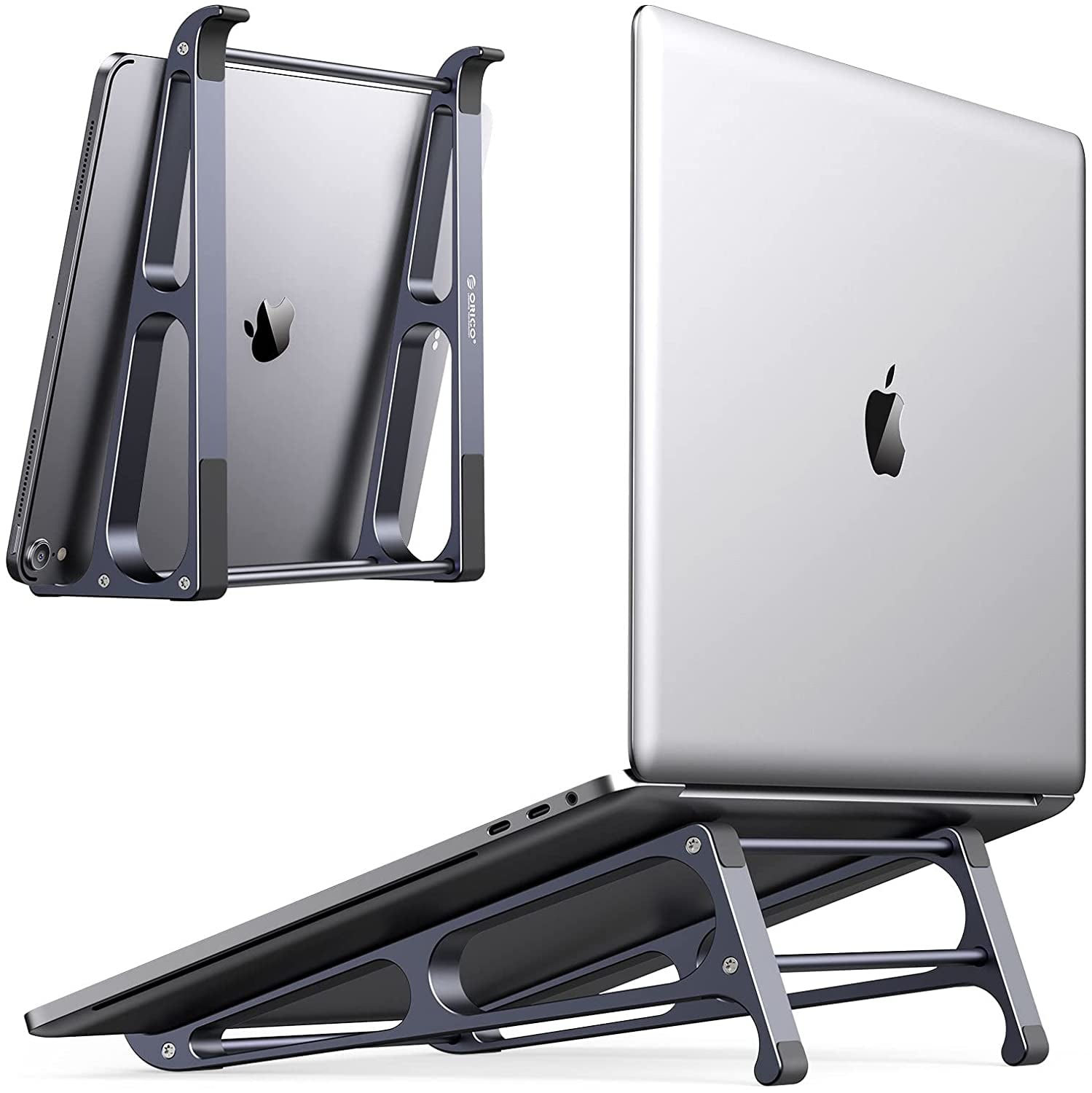 ORICO Dual Vertical Laptop Riser Stand, Aluminium, Compatible with 11 ...