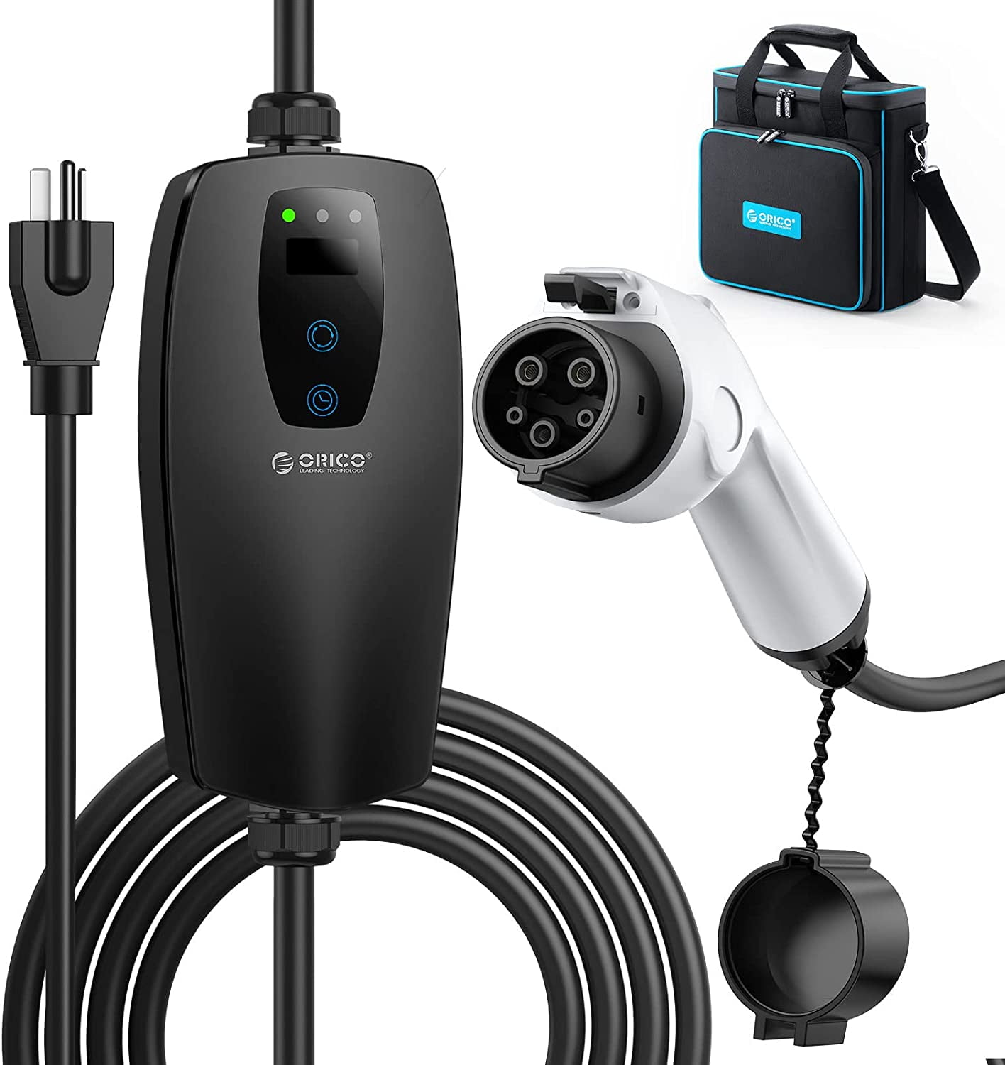 ORICO EV Charger Level 2 Portable Electric Vehicle Charger 4-Gear ...
