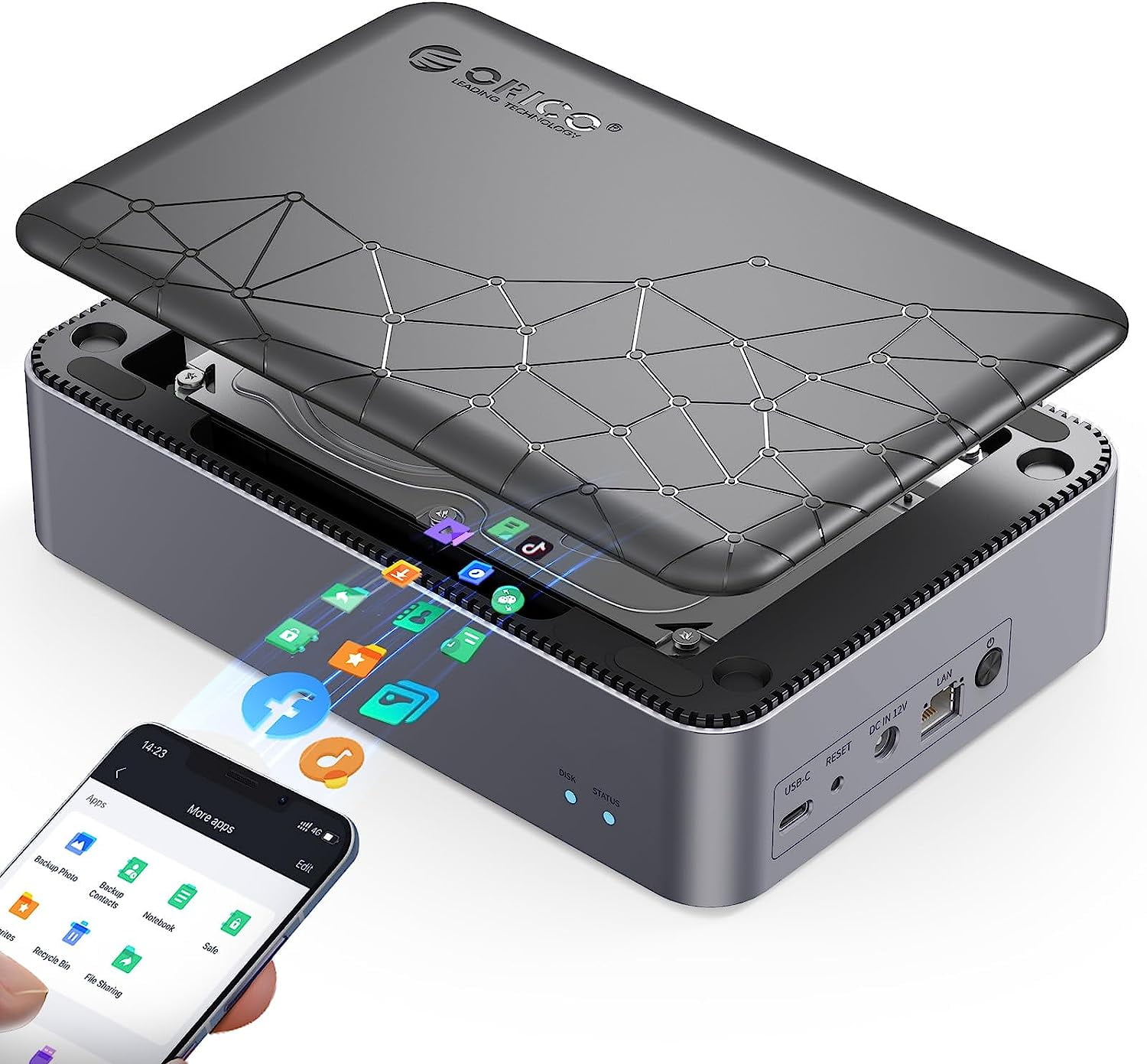 ORICO External Hard Drive Enclosures 3.5 Inch with Personal Cloud ... ORICO External Hard Drive Enclosures 3.5 Inch with Personal Cloud ...