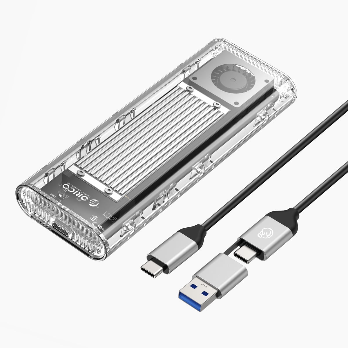 ORICO External M.2 Enclosure 4TB NVMe Enclosure Adapter 20Gbps Built-In ...