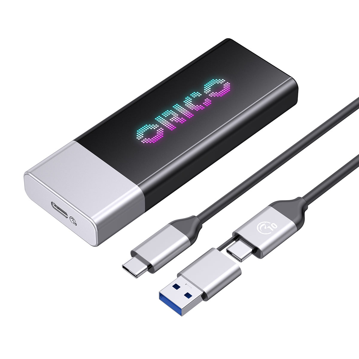 ORICO Genie RGB Portable SSD 1000MB/S External Solid State Drive 2TB 1TB 512GB USB 3.2 Gen2 Type ...