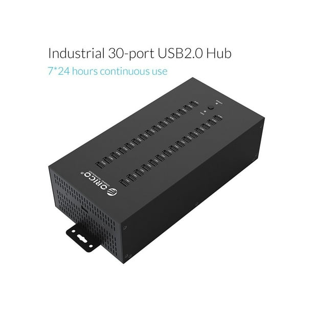ORICO Industrial USB2.0 Hub 30 Ports 300W Powered Data Hub USB Splitter Data Transfer - Walmart ...