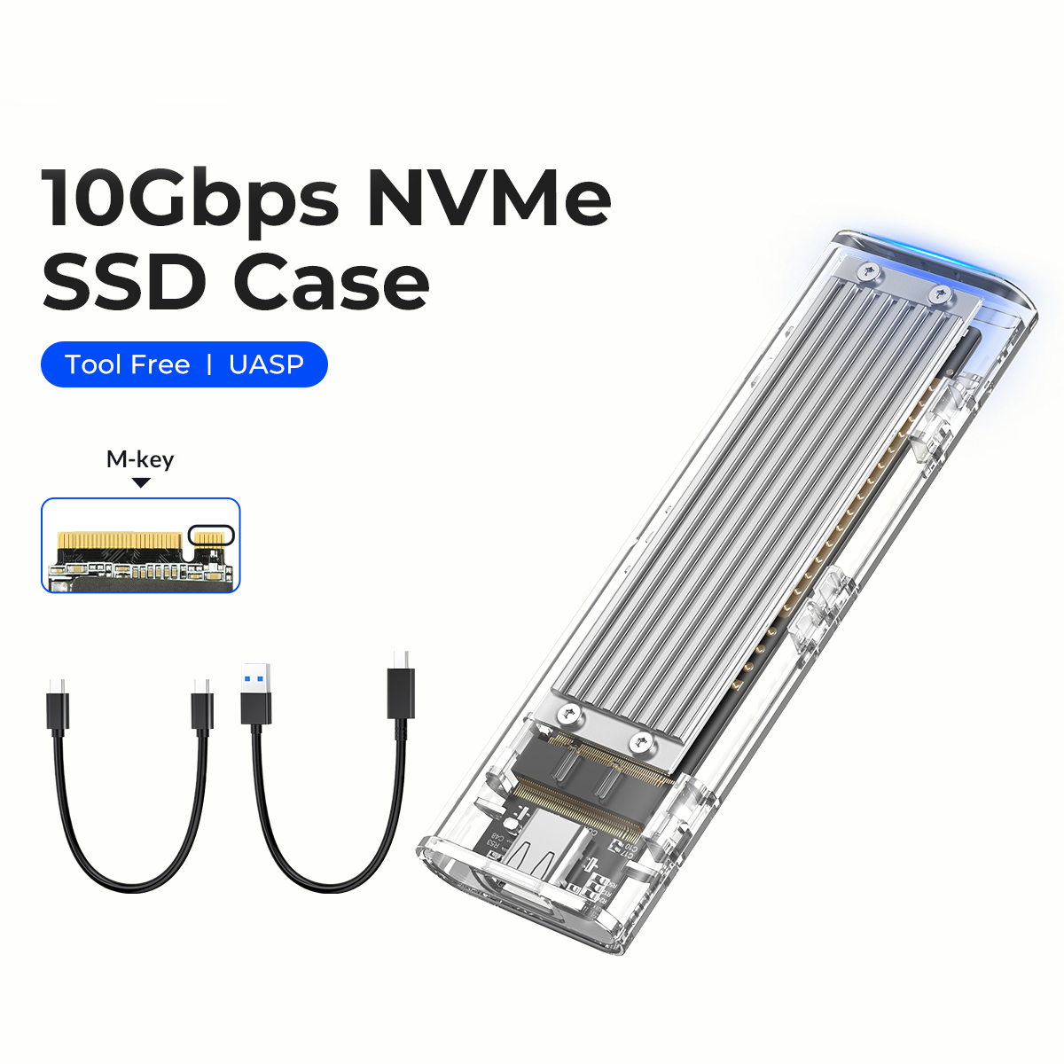 ORICO 40Gbps USB4 M.2 NVMe SSD Enclosure ,Type-C to M.2 NVMe Case ,M ...