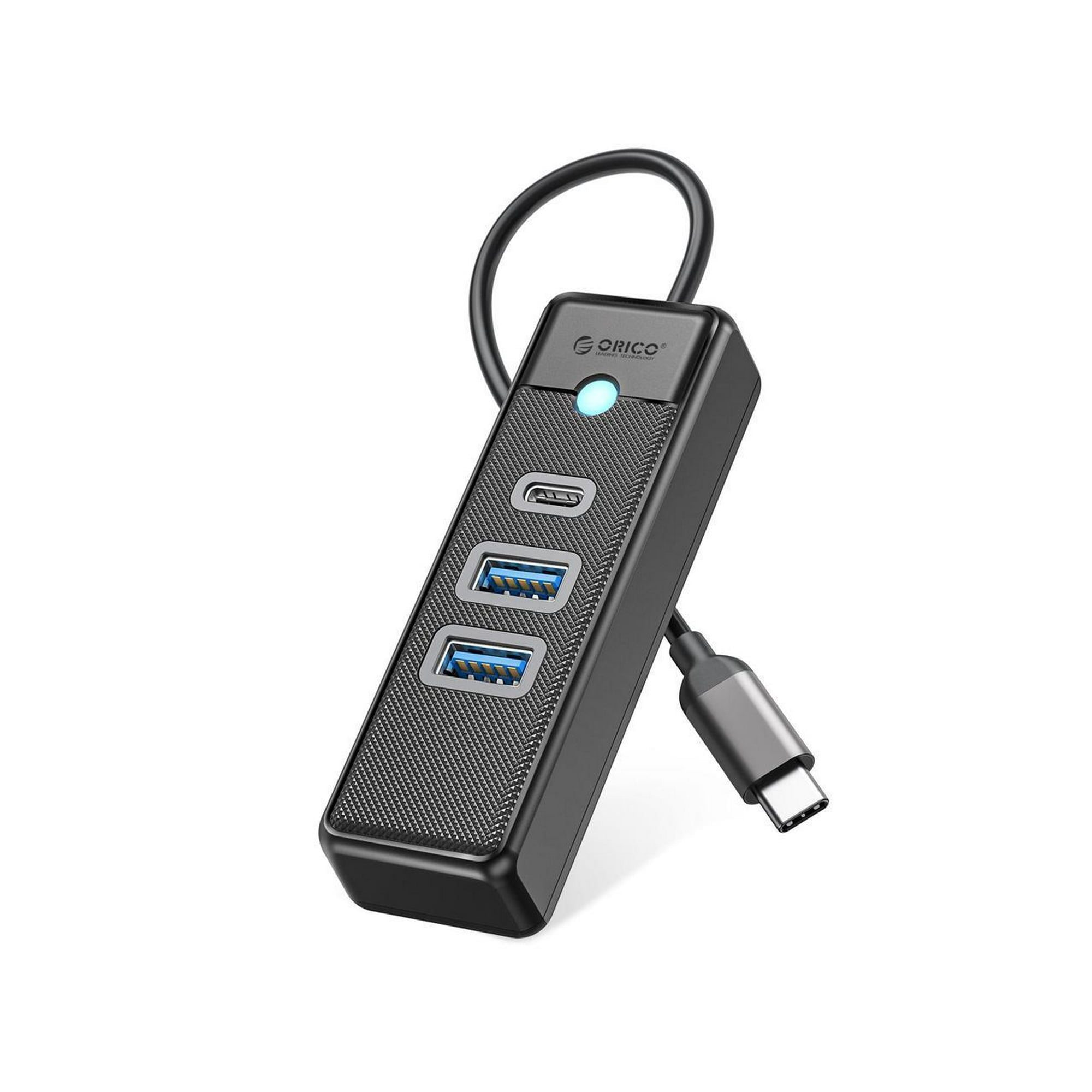 ORICO USB 3.0 Hub 4 Port Adapter Charger Data Sync Super Speed PC Mac ...