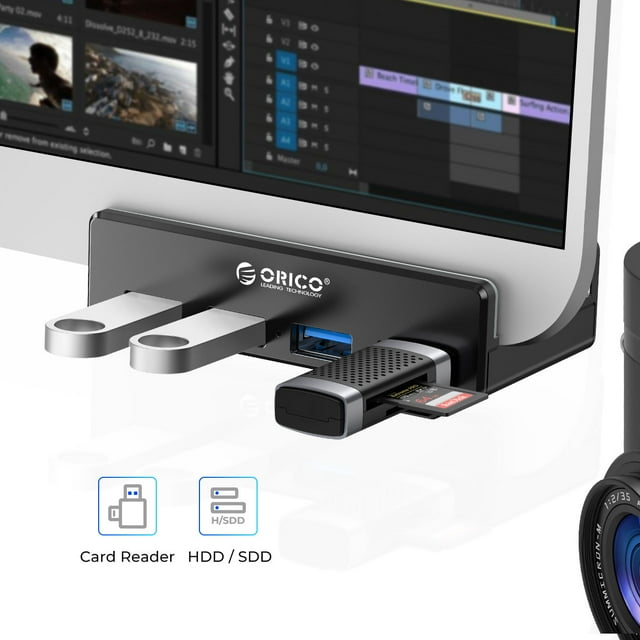 ORICO USB 3.0 Hub USB Hubs for Windows Desktop Aluminum 4-Port USB ...