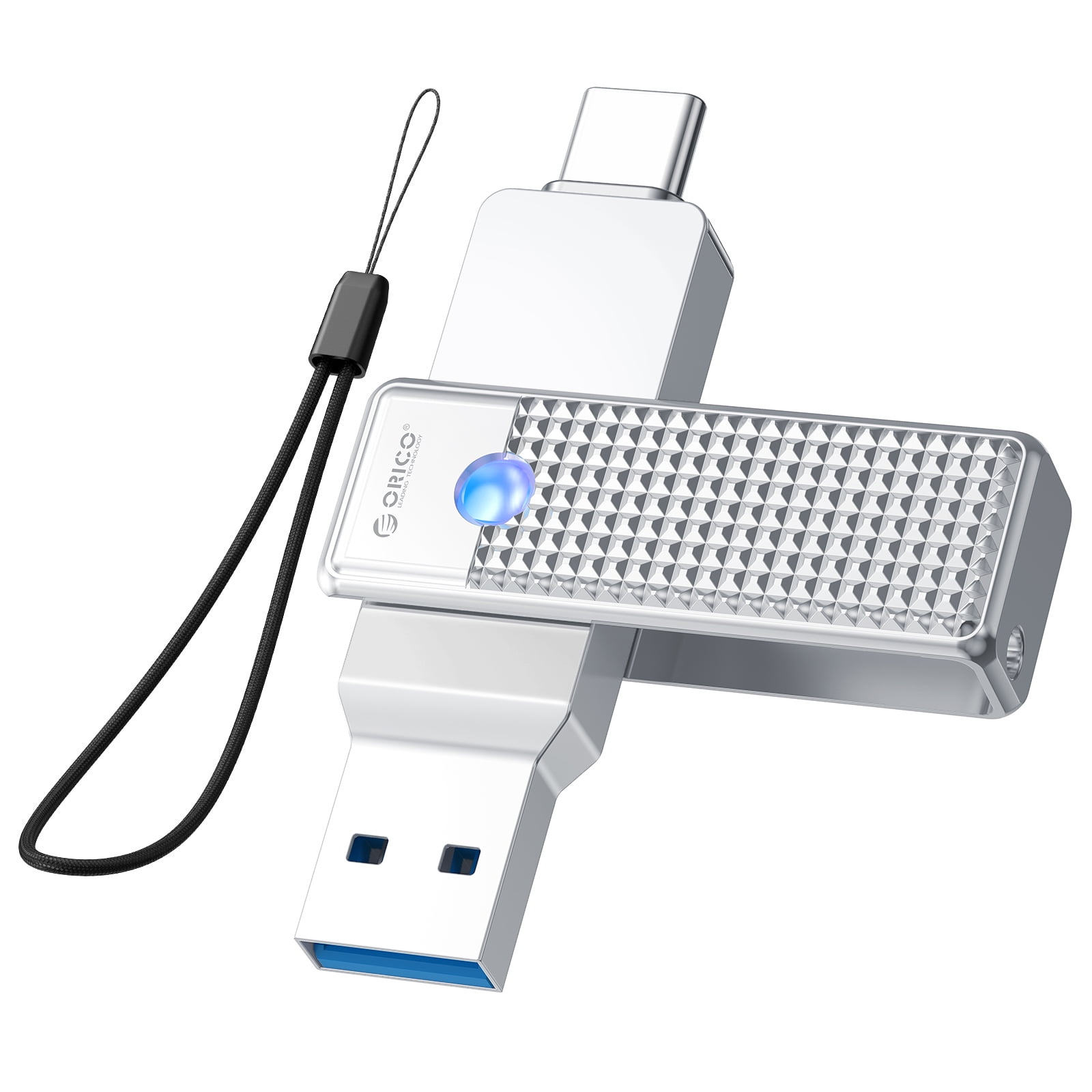 ORICO USB C Flash Drive 256GB USB Stick 405MB/s Dual USB 3.0 Type C OTG ...