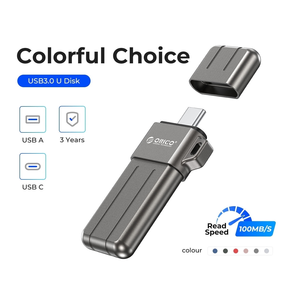 ORICO USB Flash Drive 256GB Type C High Speed USB Stick USB Memory ...