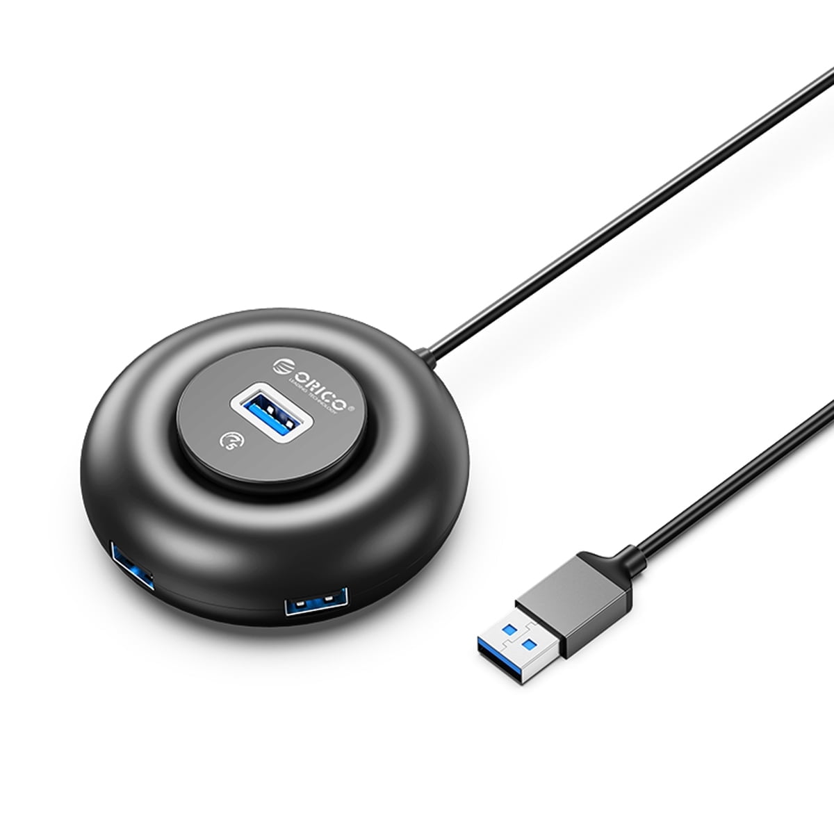 ORICO USB Hub Splitter 2.0 for Desktop Laptop Computer, Round USB ...