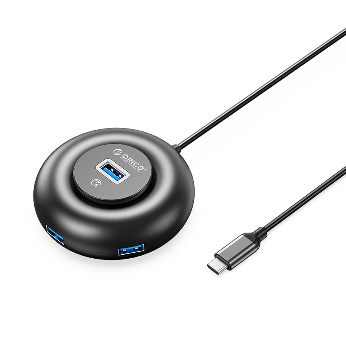 ORICO USB Hub Splitter 3.0 for Desktop Laptop Computer, Round USB ...