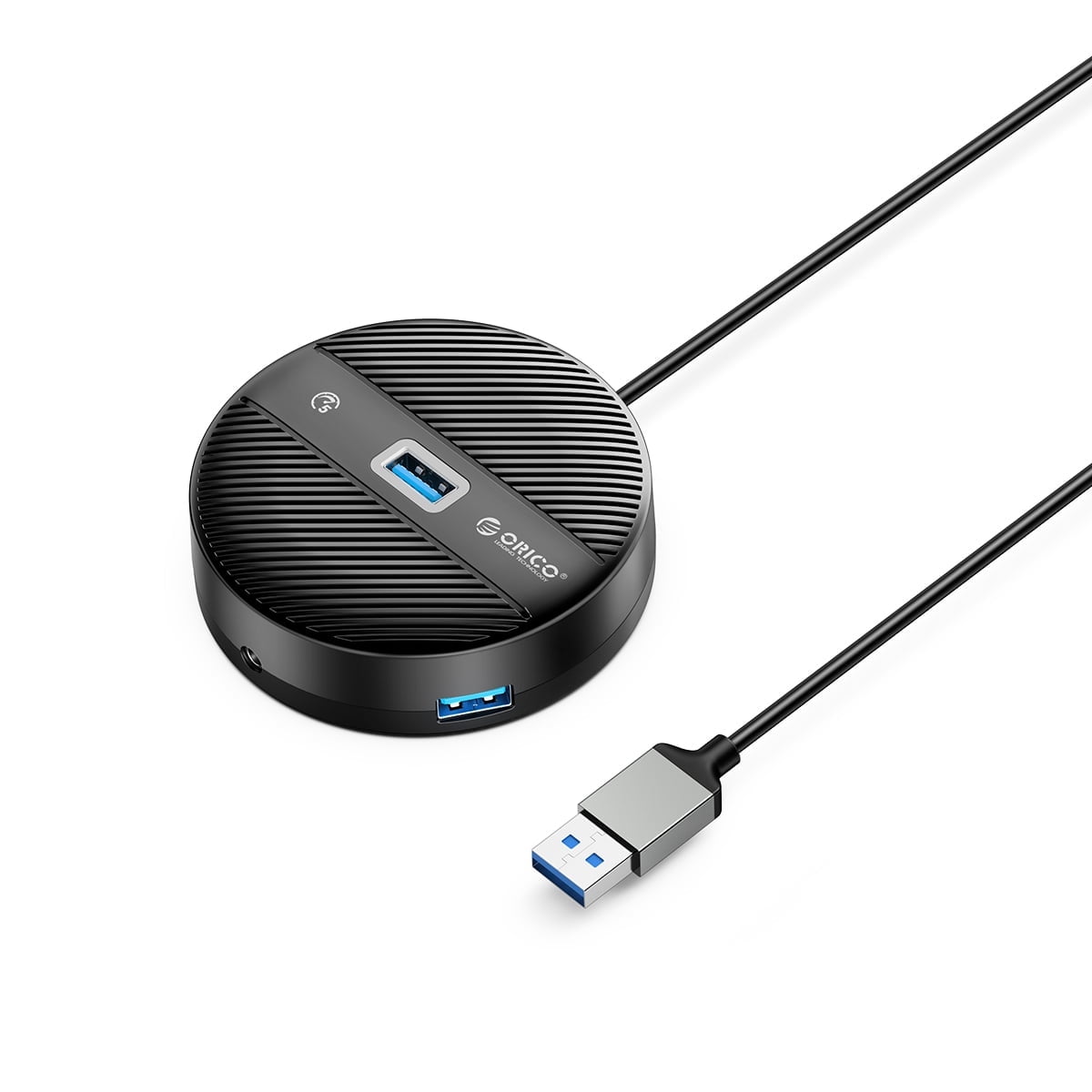 ORICO USB Hub Splitter 3.0 for Desktop Laptop Computer, Round USB ...