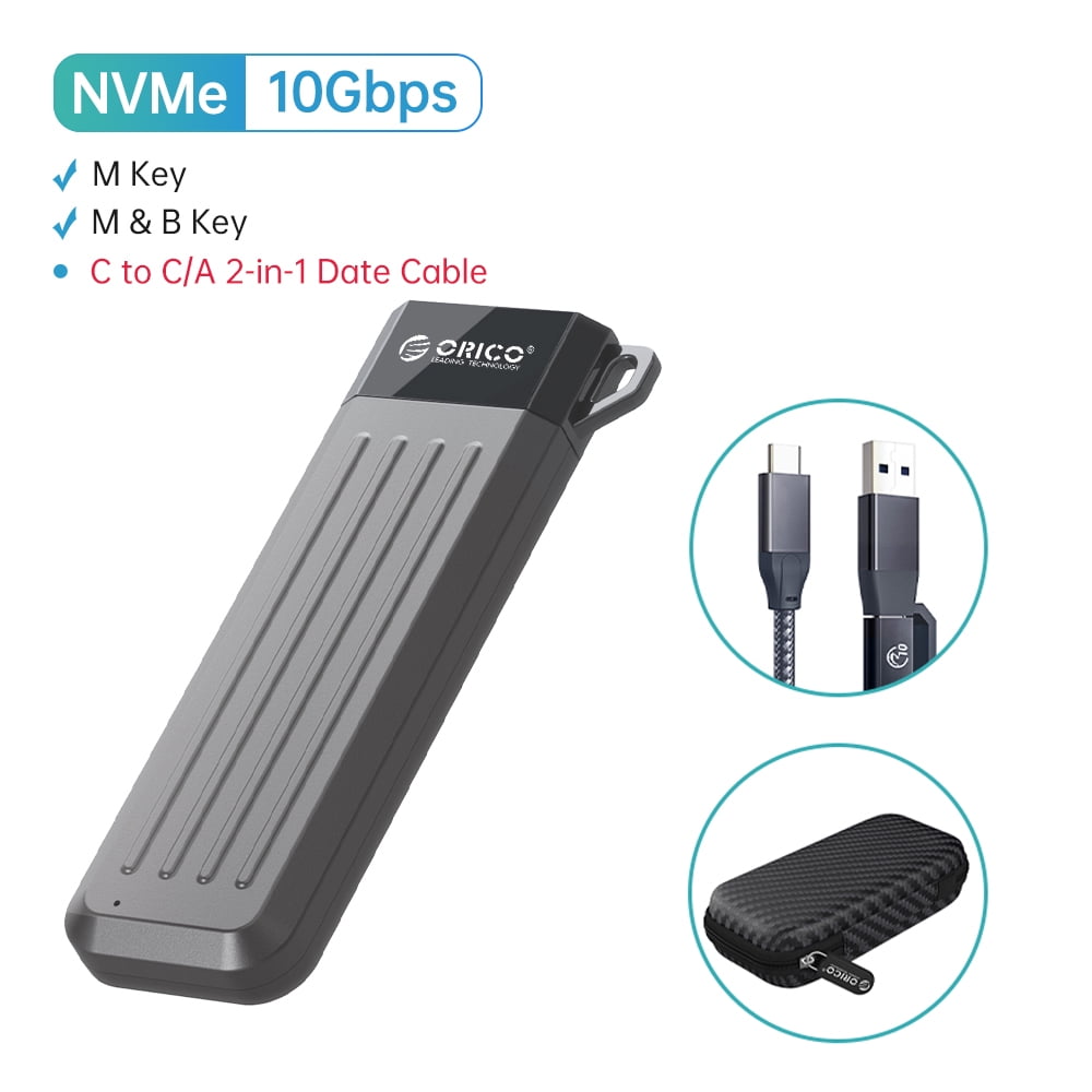 ORICO ssd nmve m2 NVMe Type C Gen2 10Gbps PCIe SSD Enclosure M.2 NVMe ...