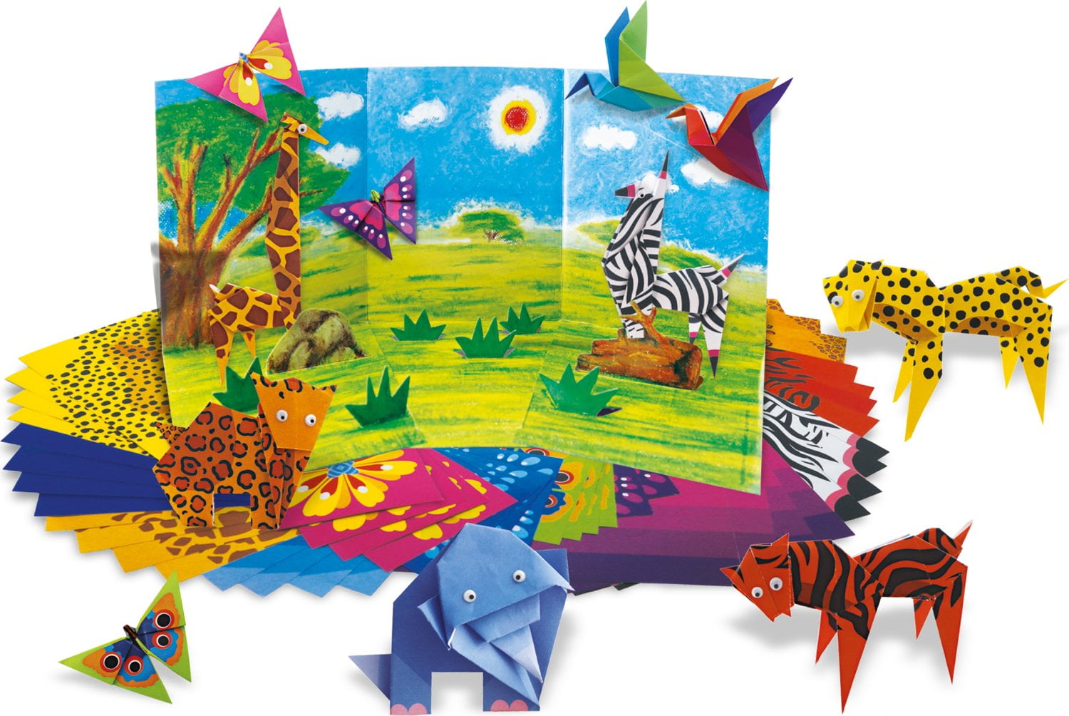 ORIGAMI ZOO ANIMALS - 4M-LITTLE - Walmart.com