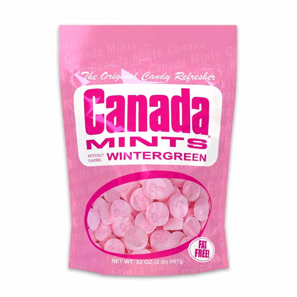 The ORIGINAL Canada Mints YYF14 - Flavored Wintergreen Candy, Retro ...