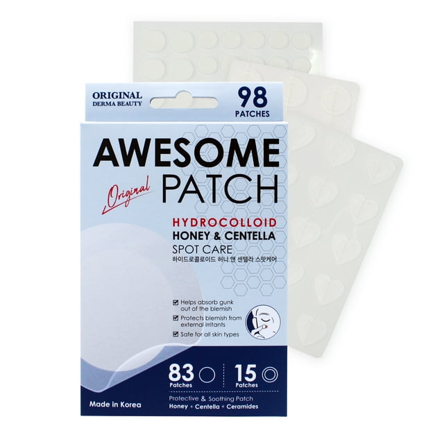 ORIGINAL DERMA BEAUTY - 98 Patches Acne Patches, Pimple Patches for ...