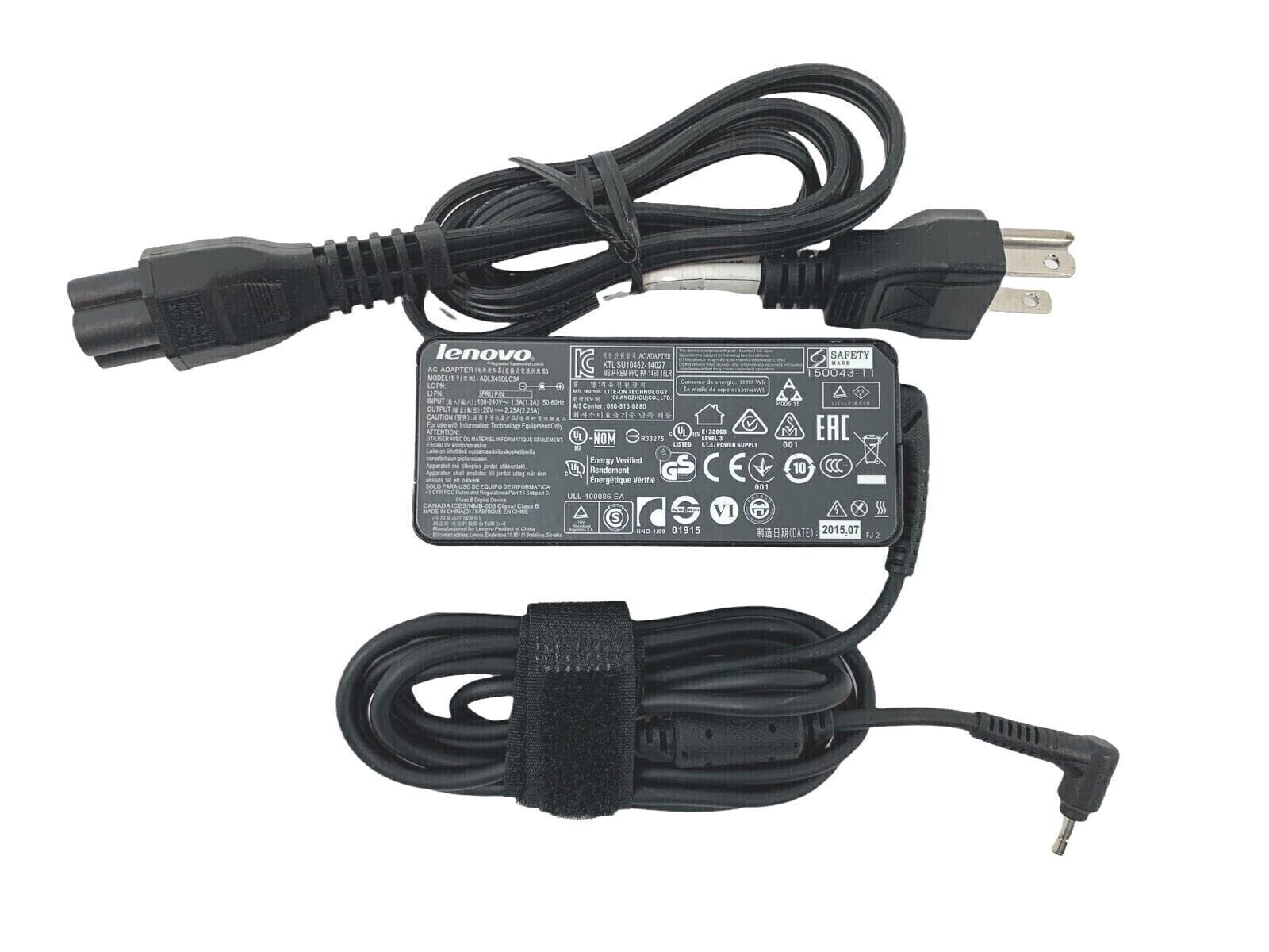 ORIGINAL Lenovo ADLX45NCC3A Power Adapter AC Charger Power Supply ...