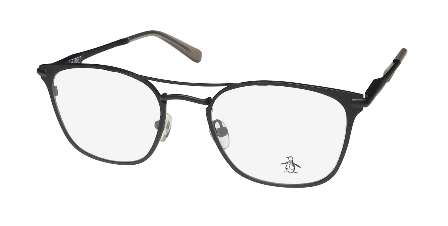 ORIGINAL PENGUIN THE PATTON FULL-RIM OVERSIZED LENSES HIP EYEGLASS ...