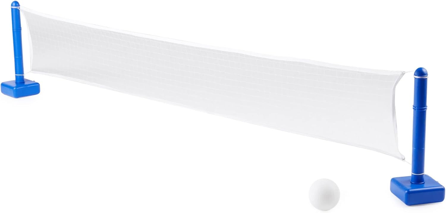 ORIGINAL Pool Volleyball Net Games Set With Ball Adjustable Up To 20 ...