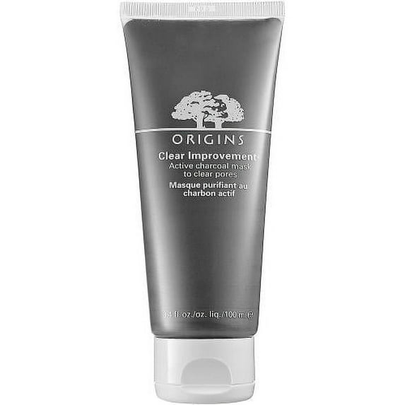 Origins Face Clarifying Active Charcoal Mask 3.4oz for Skin Detox and ...